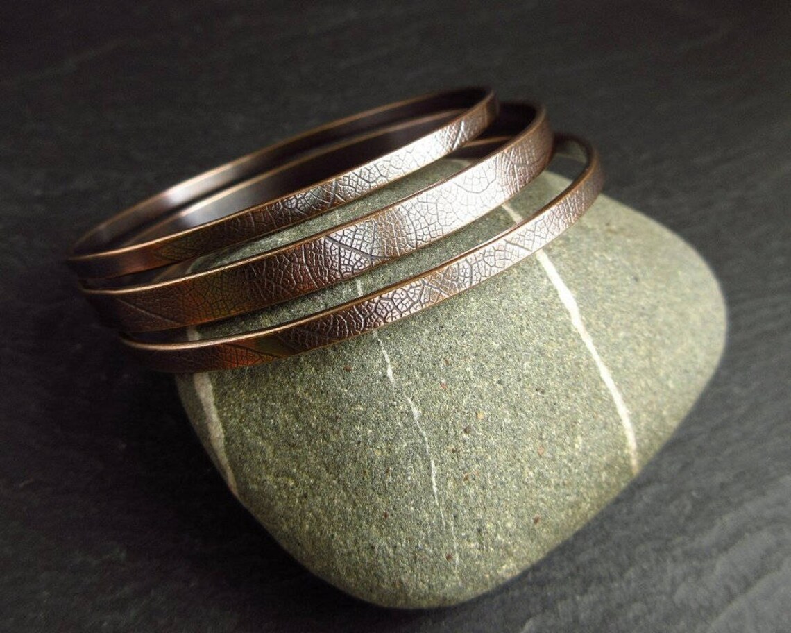 Bronze Bangles Set for Women Wedding Anniversary Gift for - Etsy