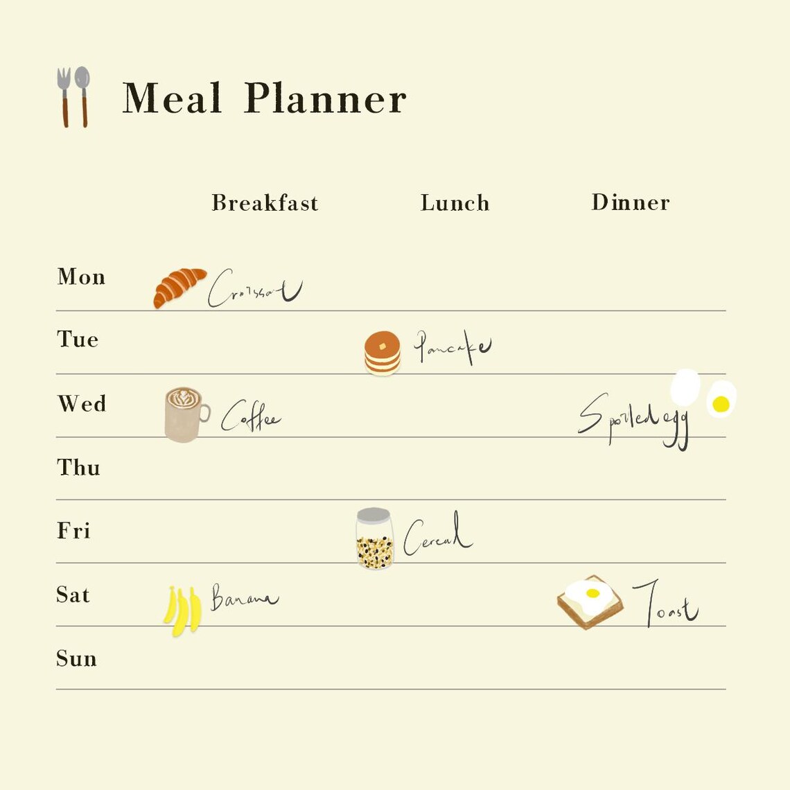 Morning Digital Stickers Pack for Morning and Daily Life Designed for ...