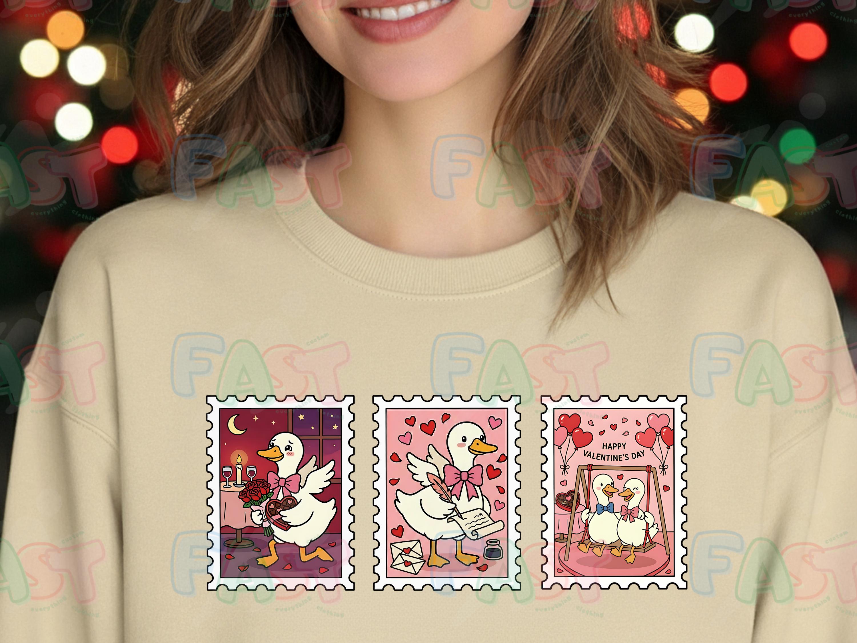 Silly Goose PNG, Goose Card PNG, Goose Valentine PNG, Custom Goose ...