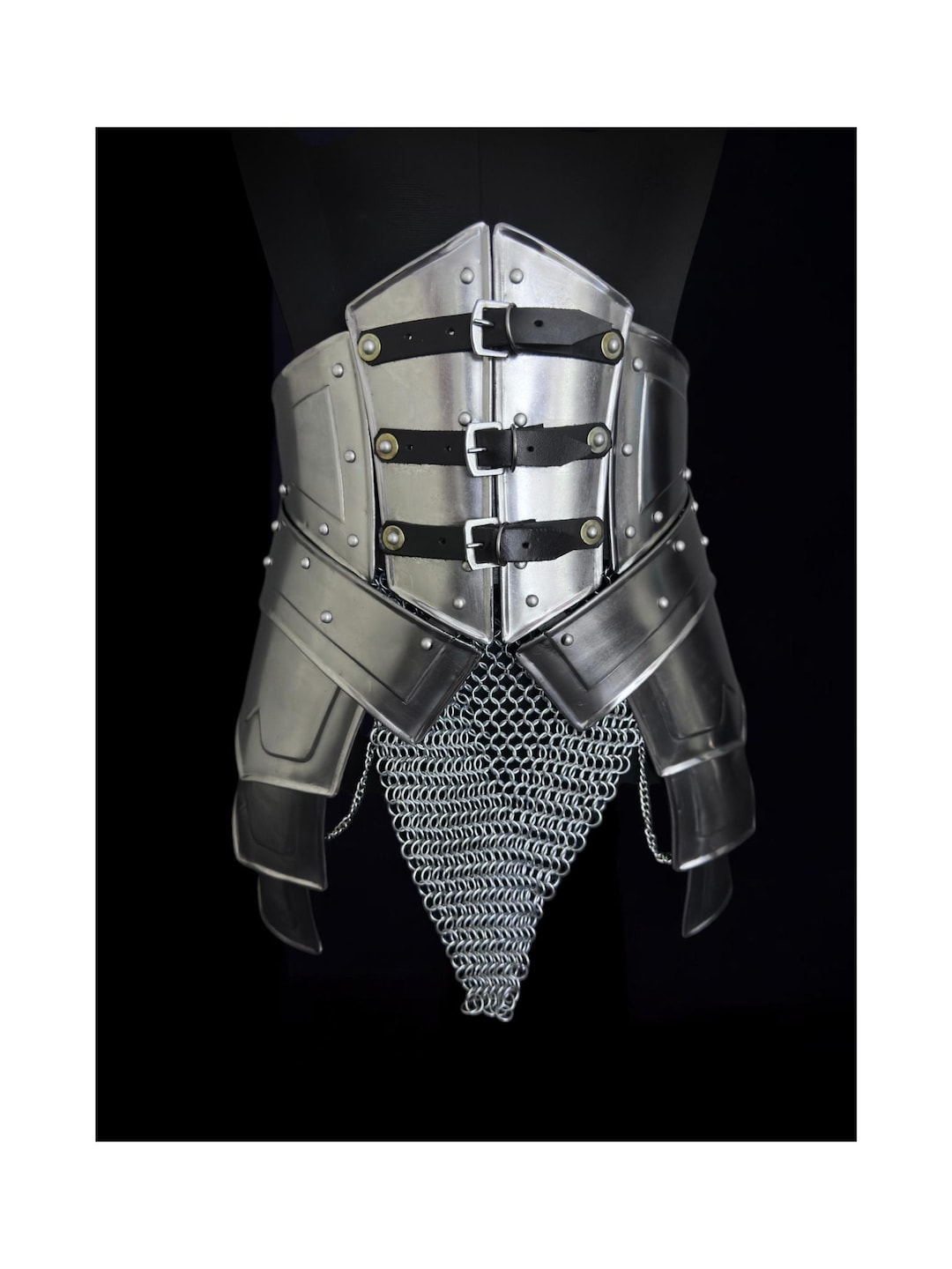 Medieval Ancient Corset, Brave Lady Armor,chainmail Skirt, Cosplay ...