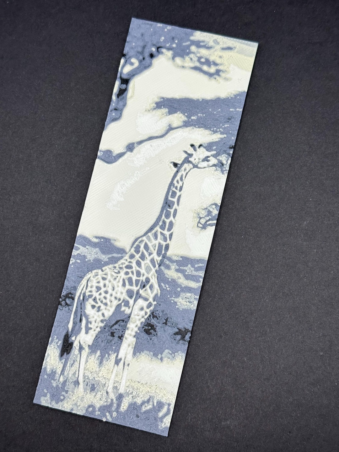 Hueforge 3d-printed Giraffe Bookmark - Etsy