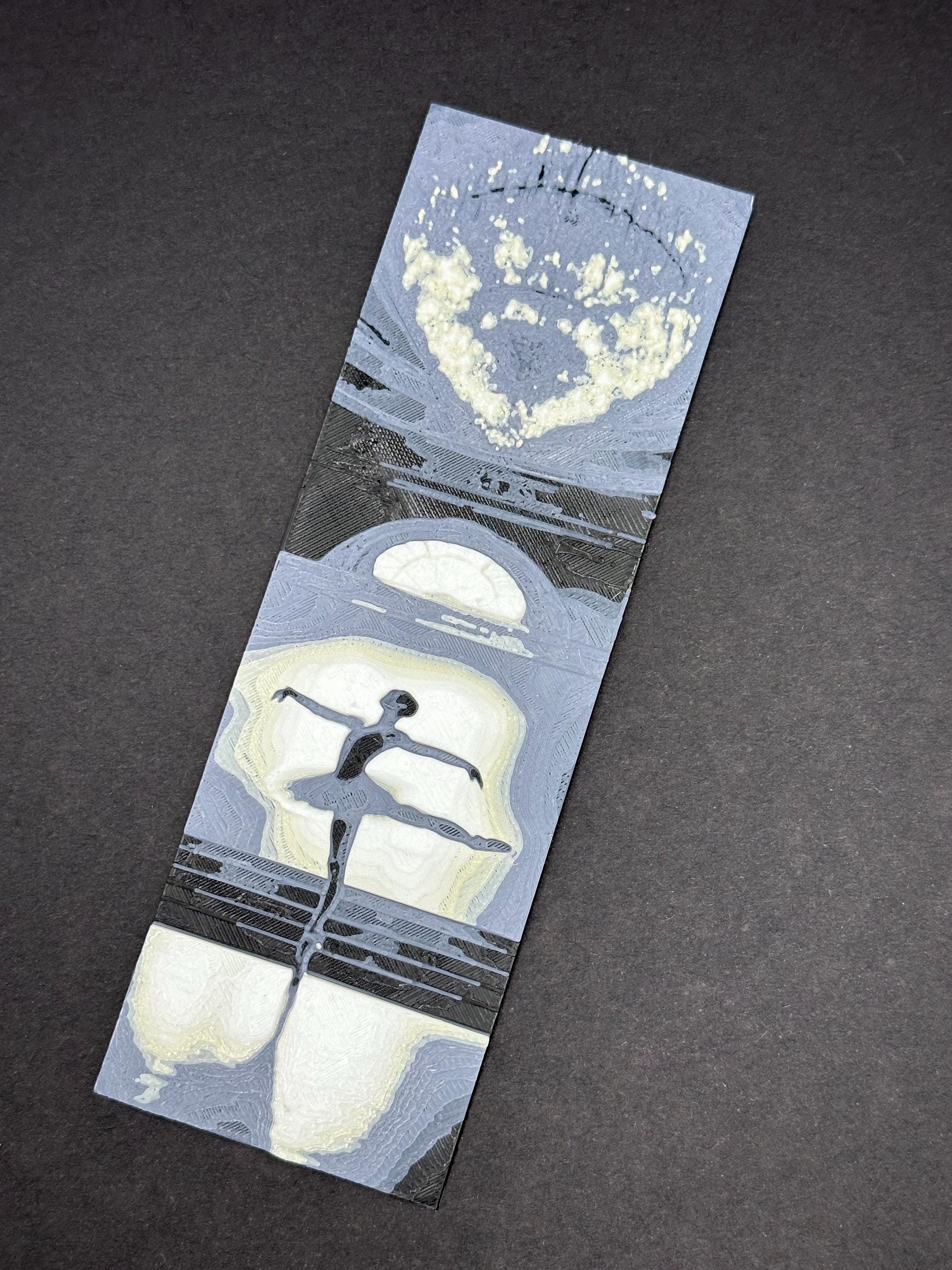 Hueforge 3d-printed Ballerina Bookmark - Etsy