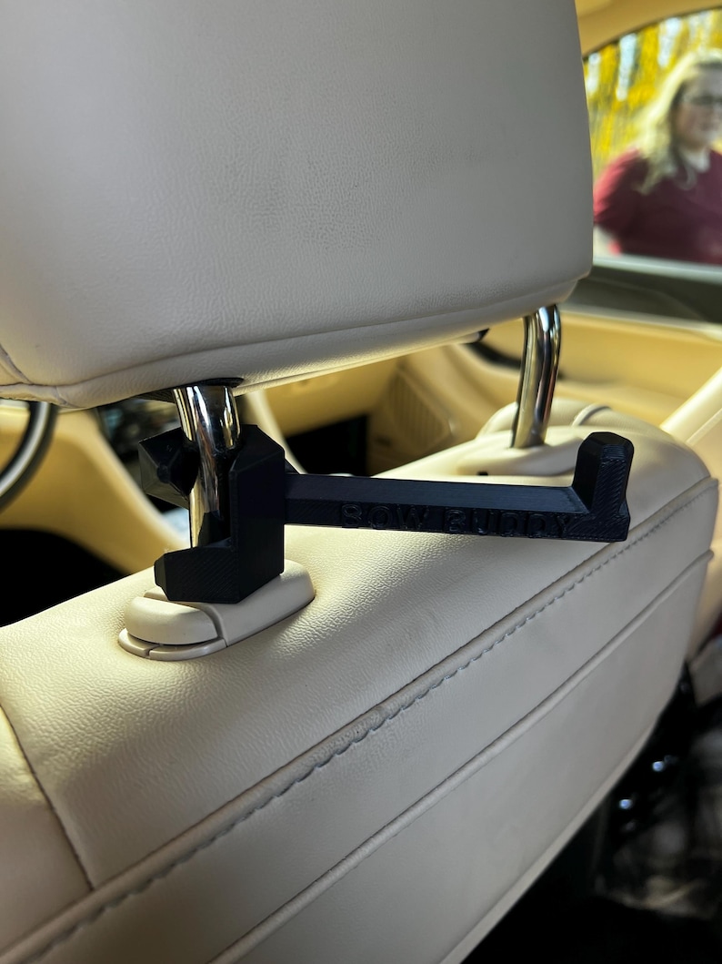 Bow Buddy Twist on Headrest Bow Hanger Gear Hook - Etsy