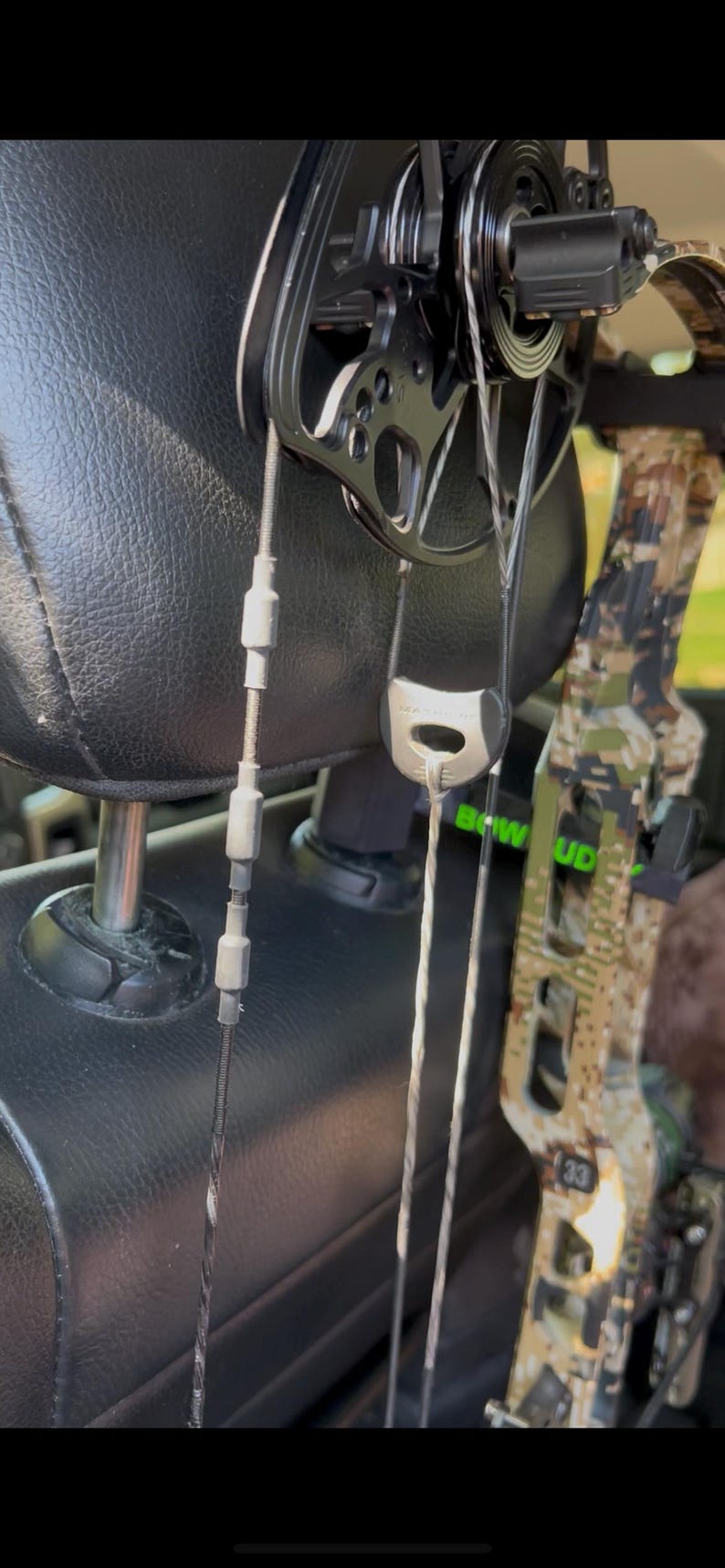 The Original Bow Buddy Headrest Bow Hanger/gear Hook/vehicle Organizer ...