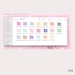 Gingham Pastel Desktop Folder Icons - Etsy