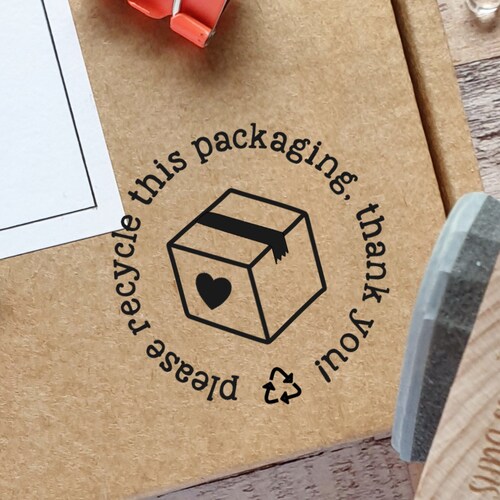 Please Reuse or Recycle Stamp - Etsy