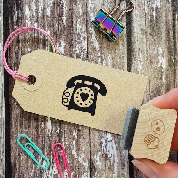 Telephone Stamp - Etsy