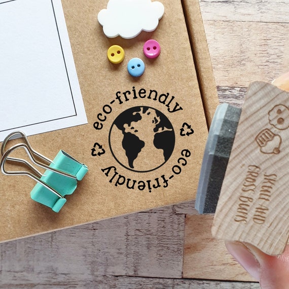 Eco Friendly Stamp Square Rubber Stamp | Royal Rubber Stamps Eco