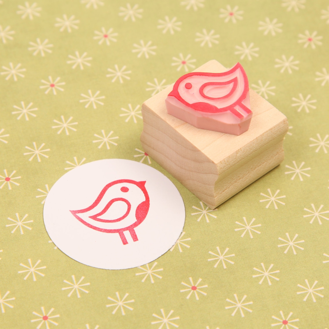 Christmas Rubber Stamp - Mini Winter Robin Rubber Stamp - Christmas ...
