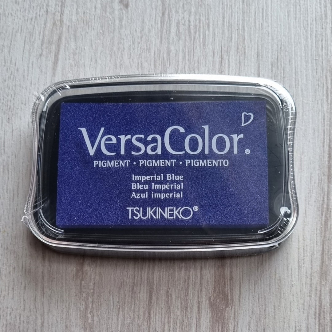 Versacolor Pigment Ink Pad Large in Imperial Blue - Ink for Stamp ...