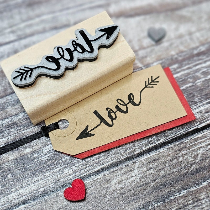 Arrow Rubber Stamp - Etsy