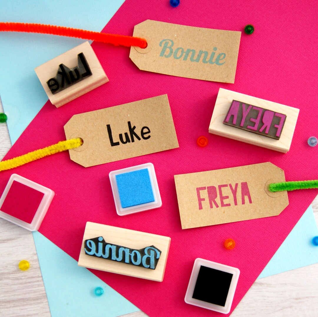 Personalised First Name Rubber Stamps - Personalized Stamp - Custom ...