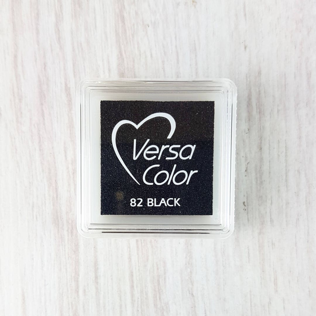 Versacolor Pigment Ink Pad Small in Black - Black Inkpad - Ink for ...