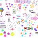 Candy Stamps - Retro Sweeties Stamp Set - Clear Stamps - Sentiment ...