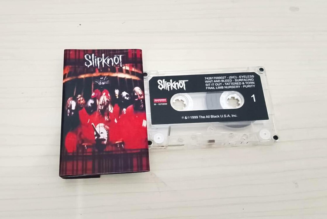 Slipknot – Slipknot Cassette Tape | Self-titled Debut Album | Nu Metal ...