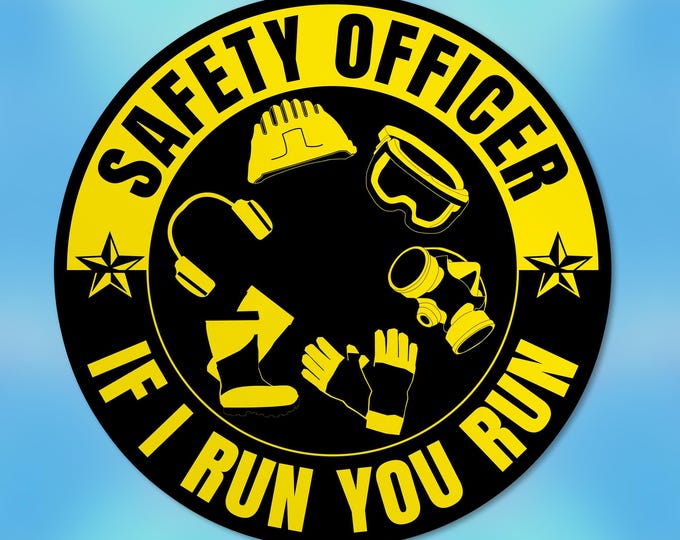 Certified First Aid Trained Hard Hat Sticker / Safety Welding Welder ...