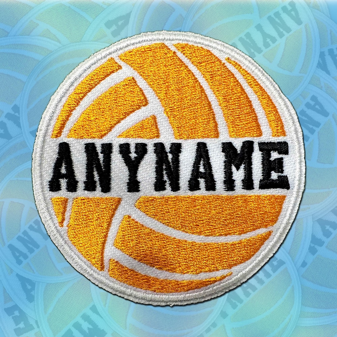 Custom Name Volleyball Patch Personalized Name Player Volleyball ...
