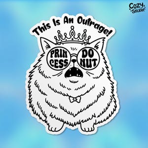 Princess Donut & Mongo Sticker, Dungeon Crawler Carl Inspired, This is ...
