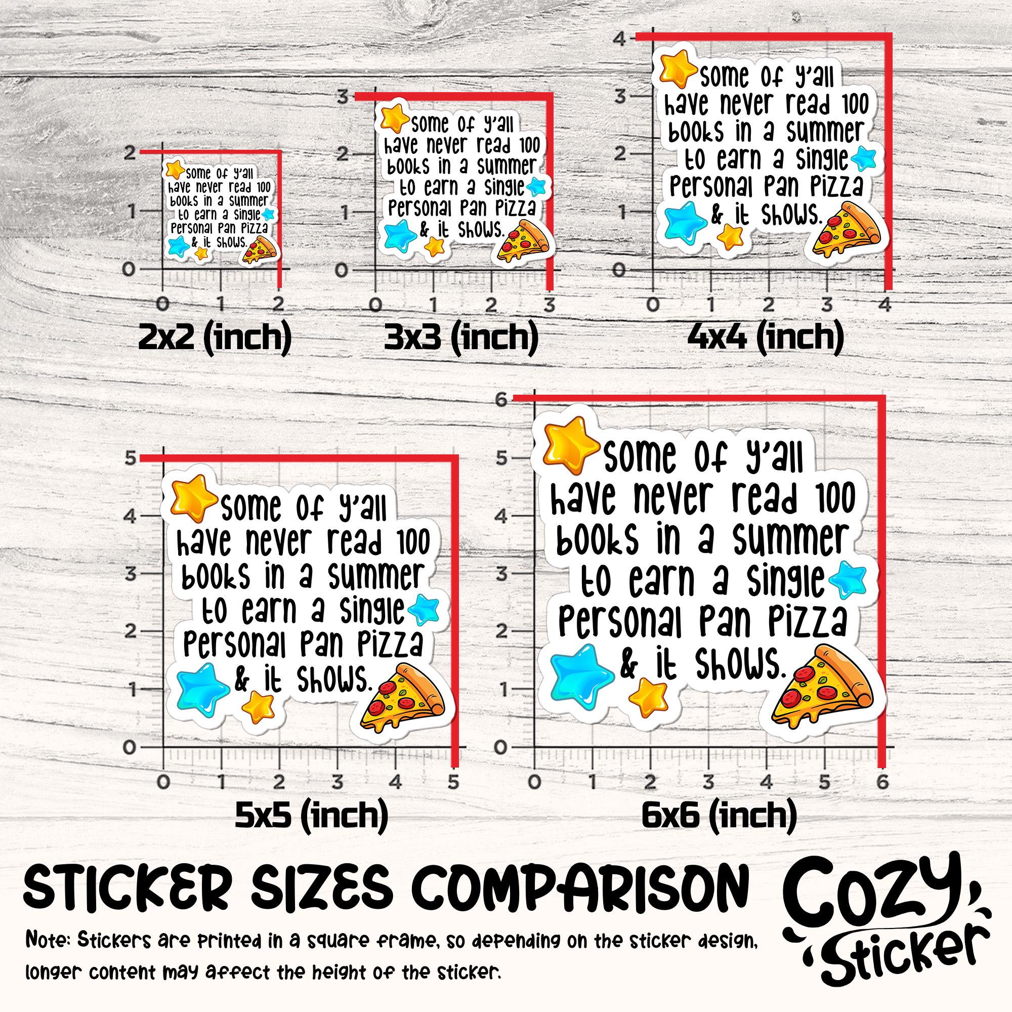 Some of Y’ All Have Never Read 100 Books Sticker, Funny Bookish Decal ...