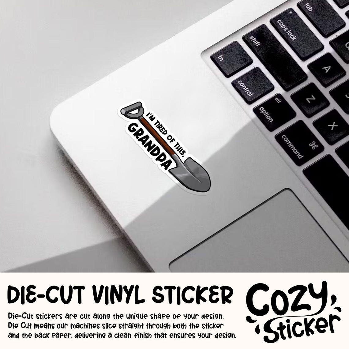 I'm Tired of This Grandpa Sticker, Funny Sarcastic Movie Quote RN Nurse ...
