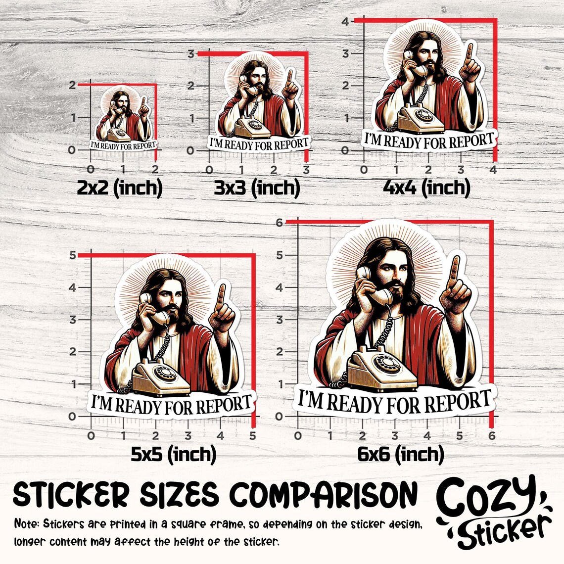 I'm Ready for Report Jesus Sticker, Healthcare Nurse, Funny Dark Humor ...