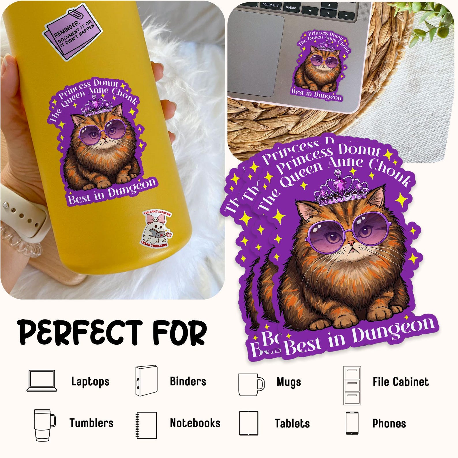 Mongo is Appalled Sticker, Dungeon Crawler Carl Inspired Princess Donut ...