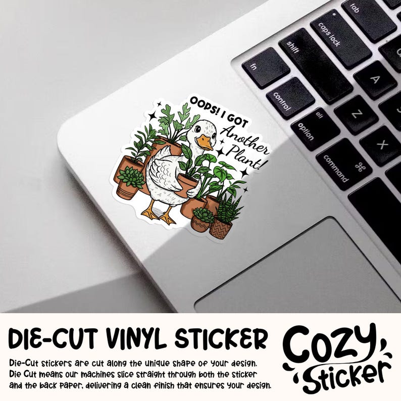 Oops I Got Another Plant Sticker, Garden Humor Sarcastic Snarky Plant ...