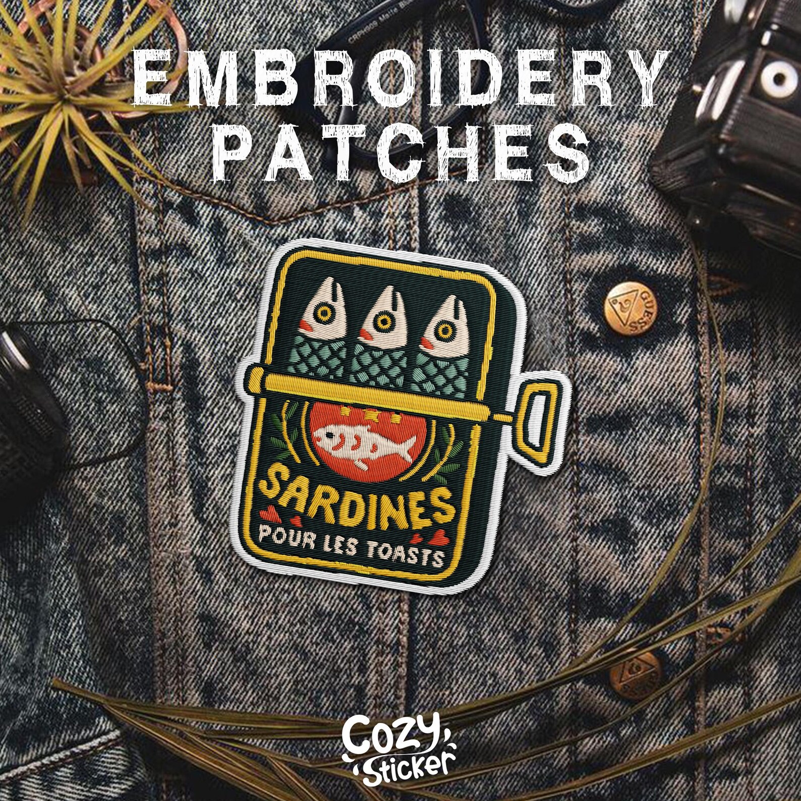 Sardines Queen Patch, Tinned Fish Lover Sardine Fishing Fisherman Dad ...