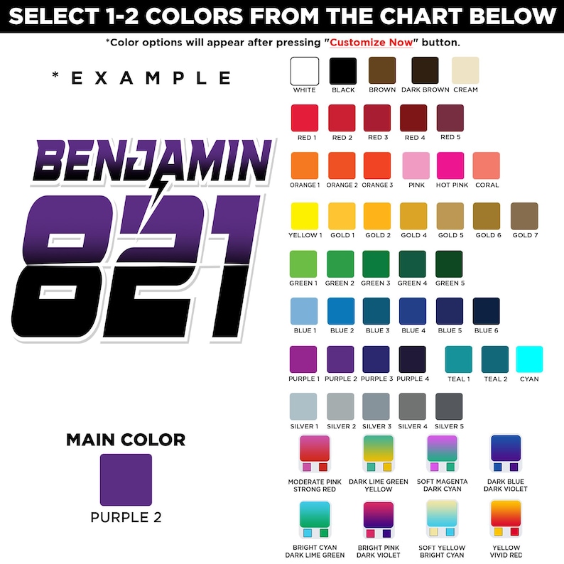 Custom Racing Sports Sticker, Personalized Motorsports Dirt Bike Racer ...