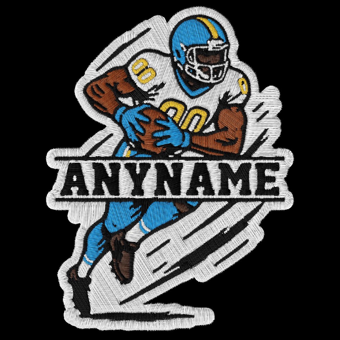 Custom Football Players Patch, Personalized American Football Team Name ...