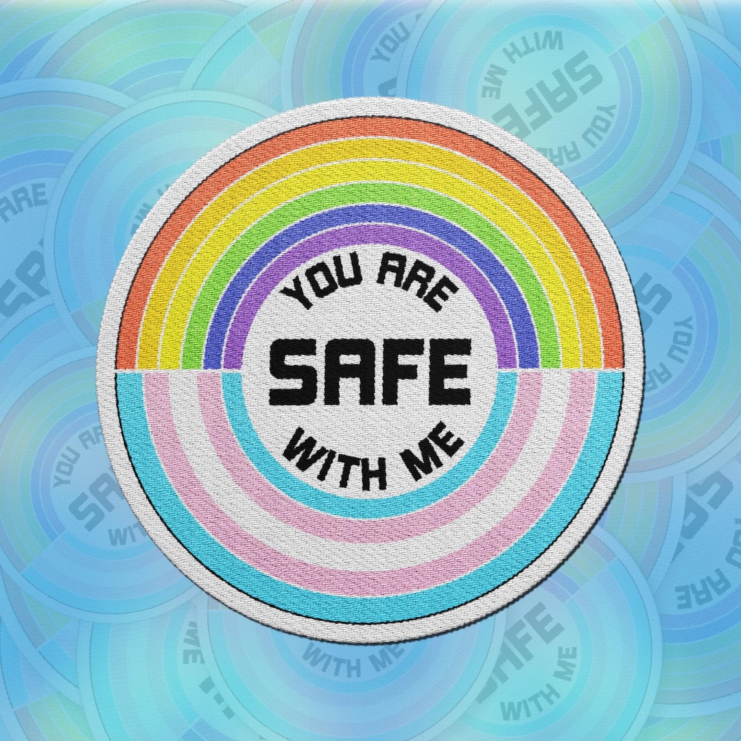 You Are Safe With Me Patch LGBTQ Patches Pride Month Lesbian Queer ...