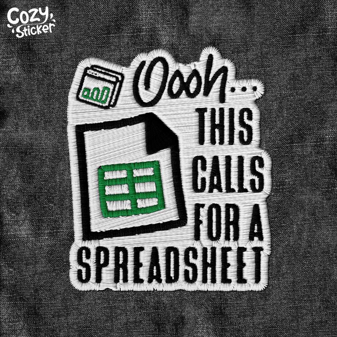 This Calls for A Spreadsheet Patch Funny Math Work Office Patches ...