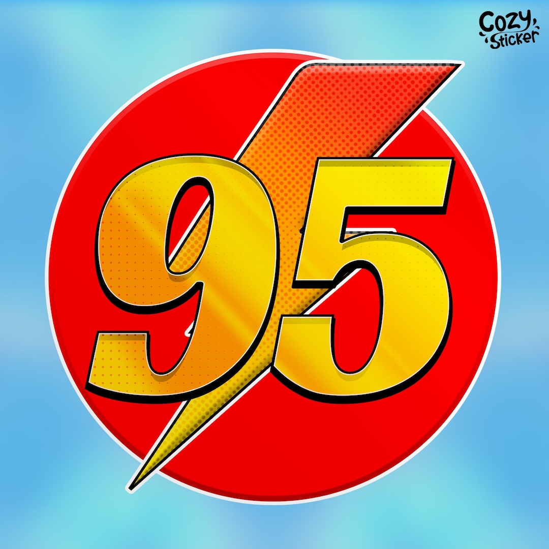 Custom Racing Decal Sticker, Personalized Number Lightning Motocross ...