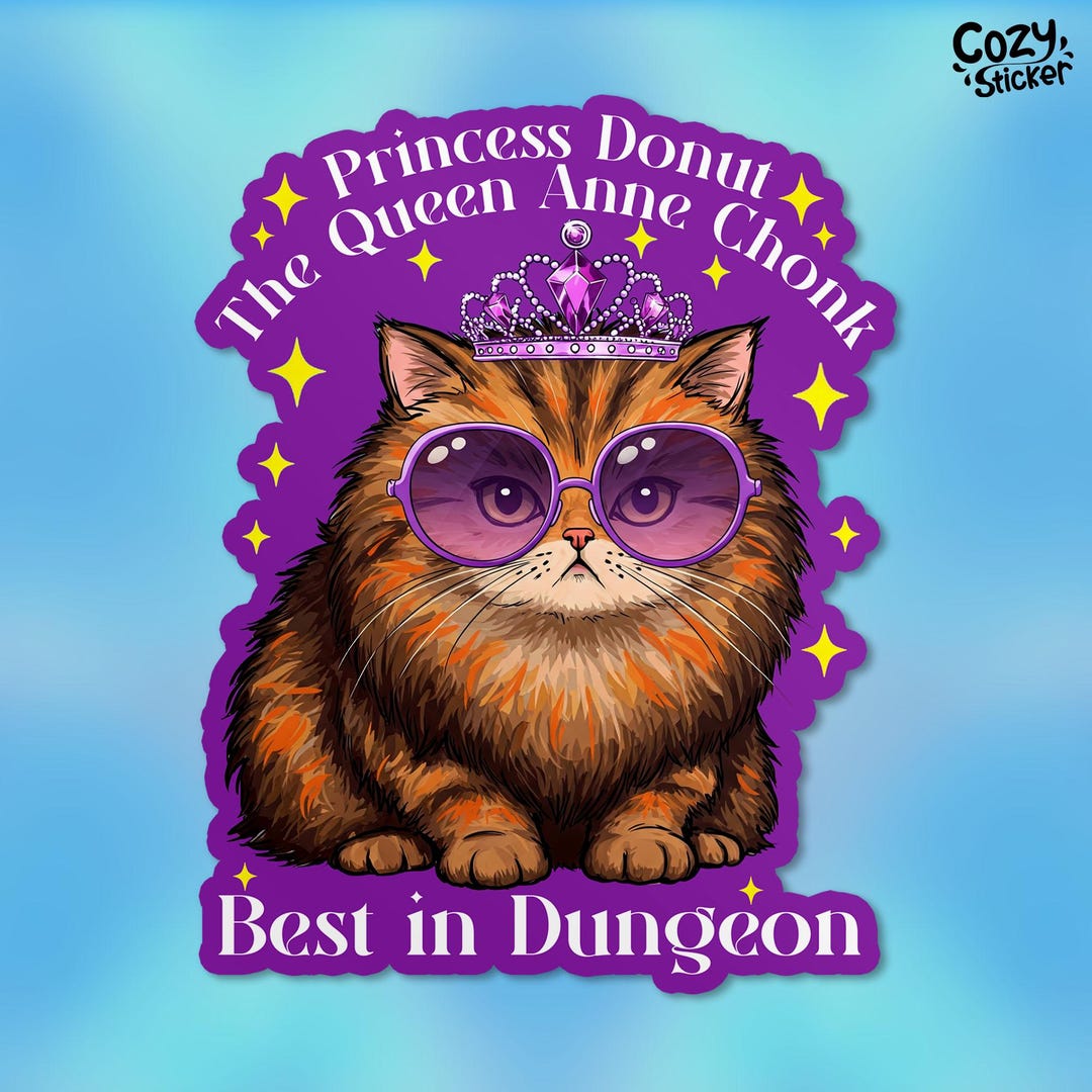 Mongo is Appalled Sticker, Dungeon Crawler Carl Inspired Princess Donut ...