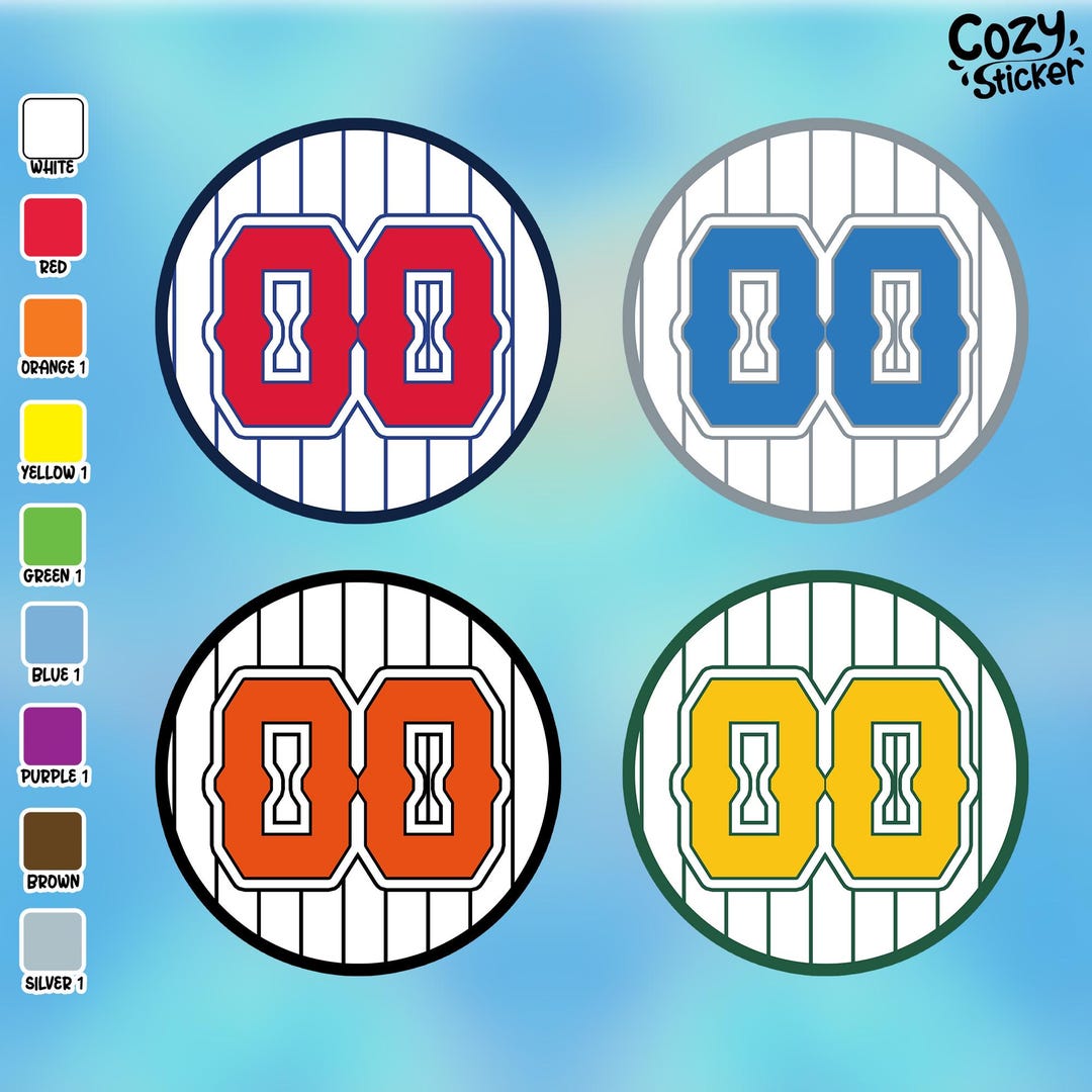 Personalized Baseball Bat Knob Decal Sticker, Custom Softball Team Name ...