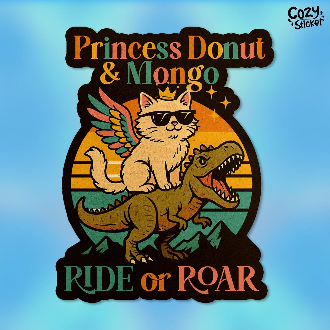 Mongo is Appalled Sticker, Dungeon Crawler Carl Inspired Princess Donut ...