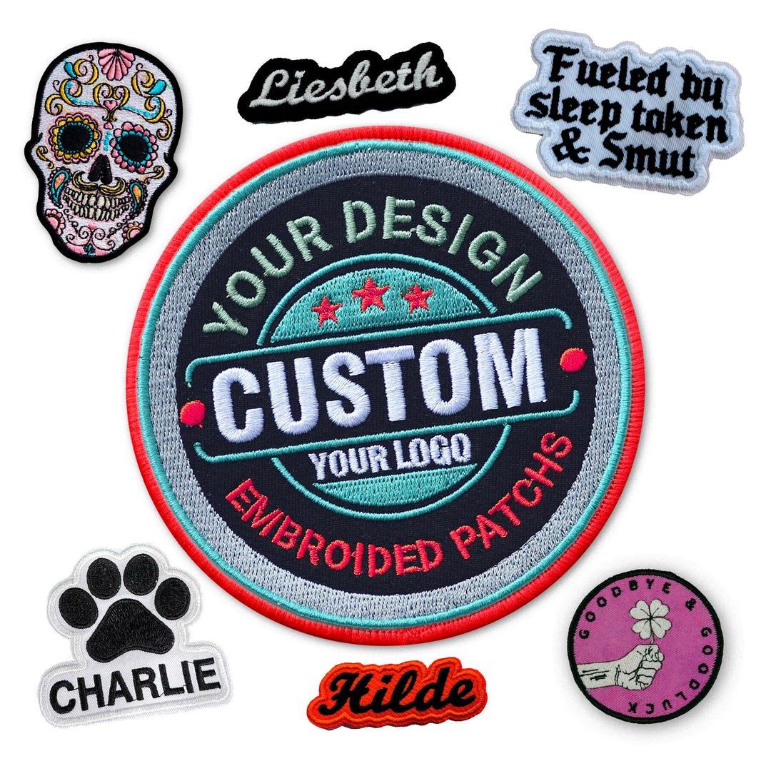 Custom Embroidery Image Patches Personalized Design Your Own Patch, Customized Patch, Custom ...