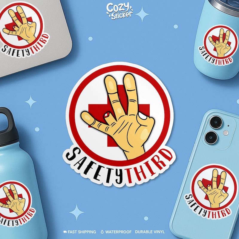 Safety Last Stickers - Etsy