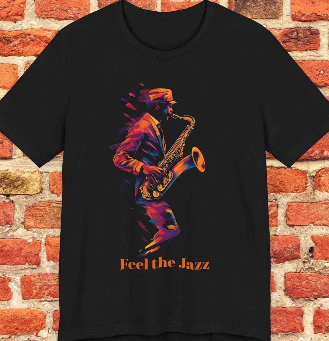 Jazz Music T-shirt,music Lover Tee,retro Jazz Shirt,musical Gift ...