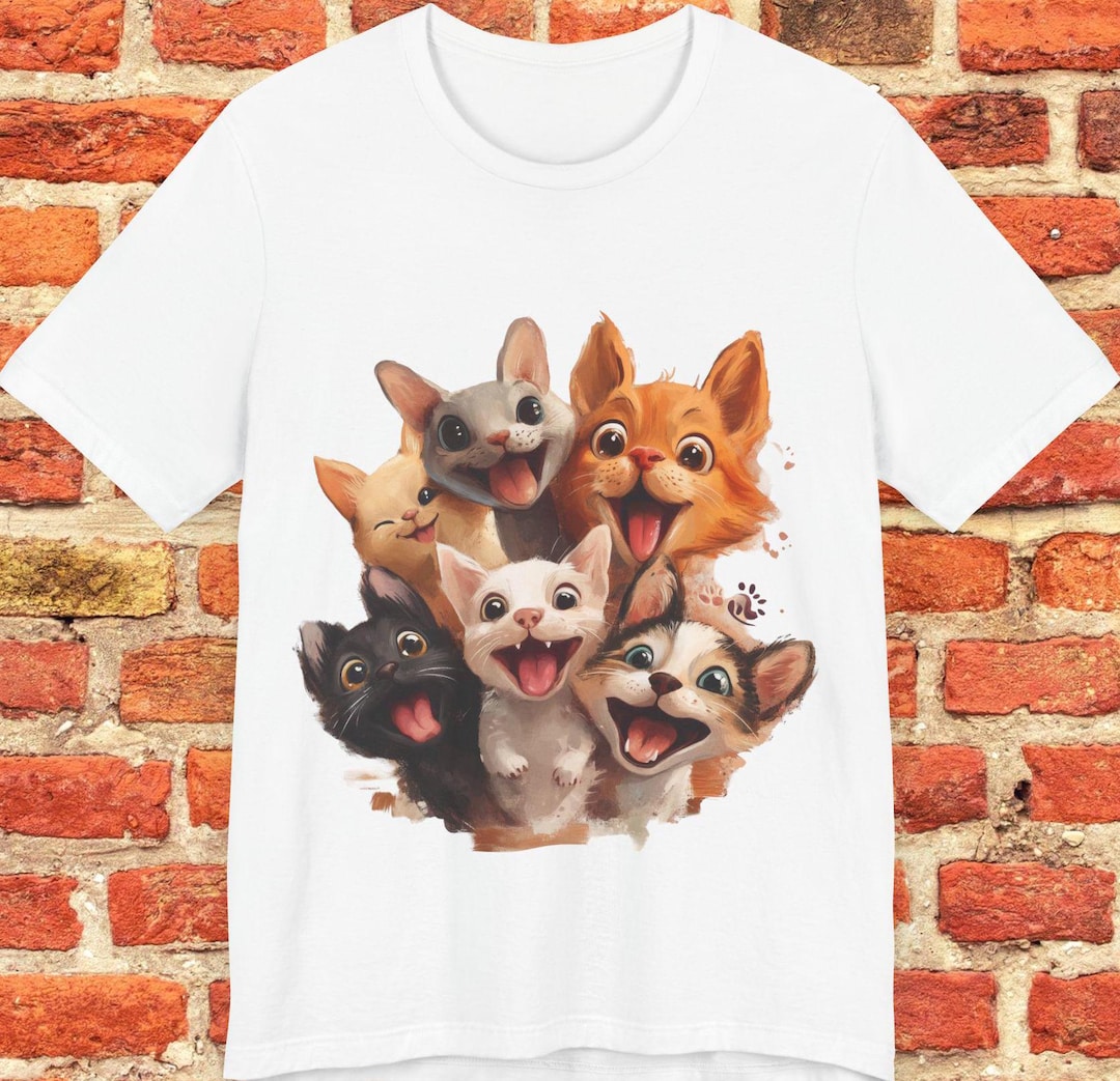 Funny Pet T-shirt,cute Animal Tee,funny Dog Cat Shirt,cute Pet Graphic ...