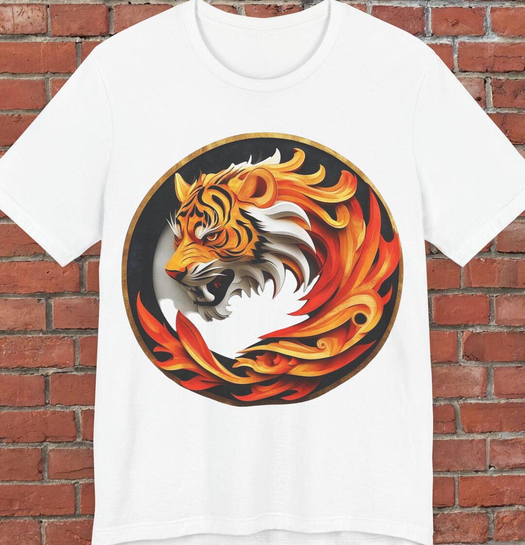 Tiger Art T-shirt,wildlife Graphic Tee,animal Lover Gift,nature ...