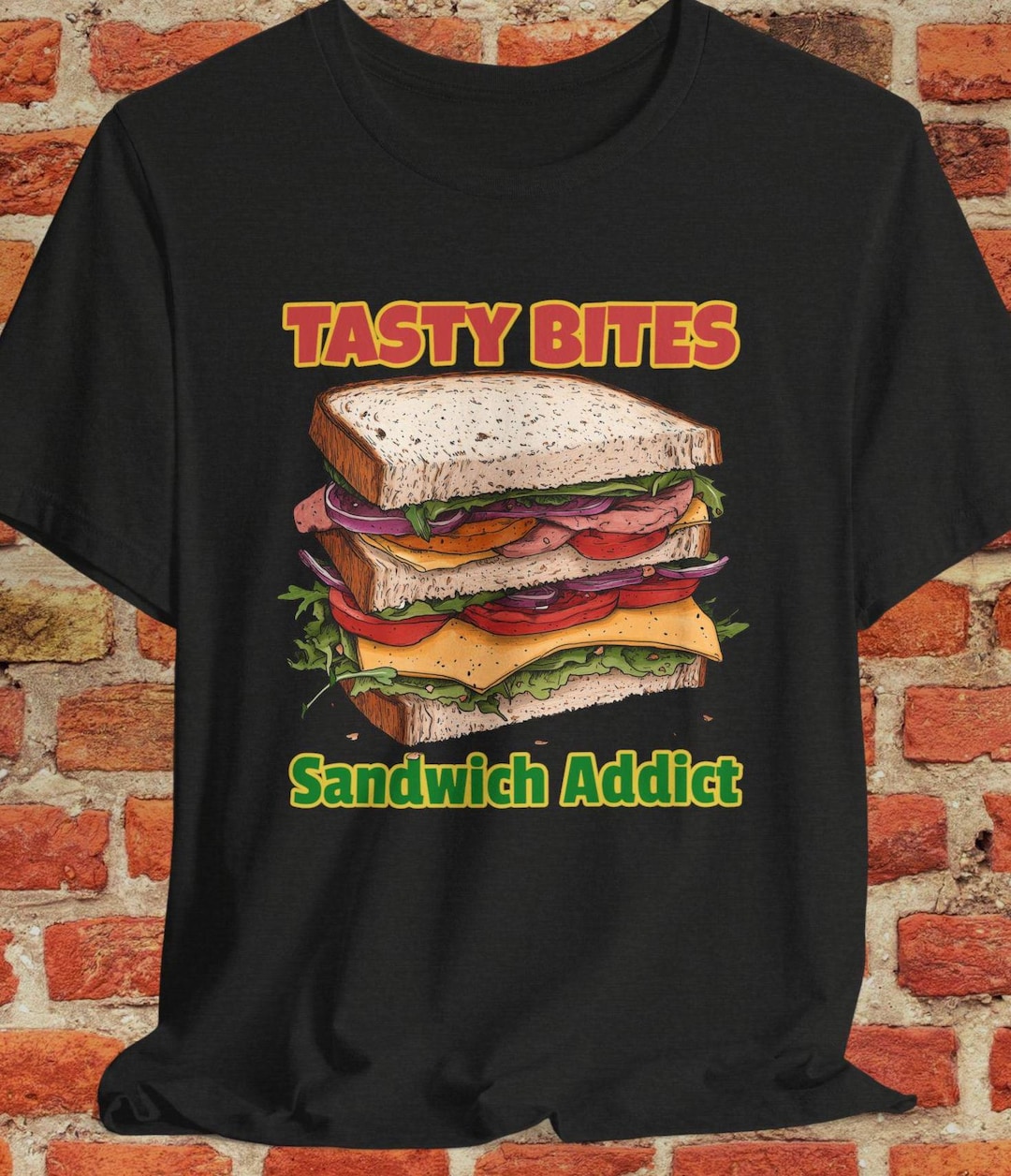 Sandwich T-shirt: Foodie Gift, Unisex Jersey Tee - Etsy