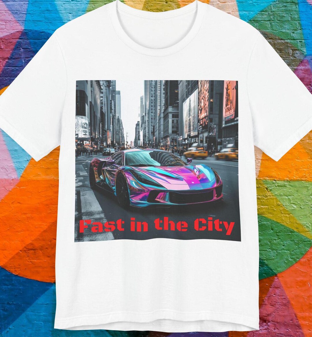 Super Car T-shirt,cool Car Tee,fast Car Shirt,racing Car T-shirt,car ...