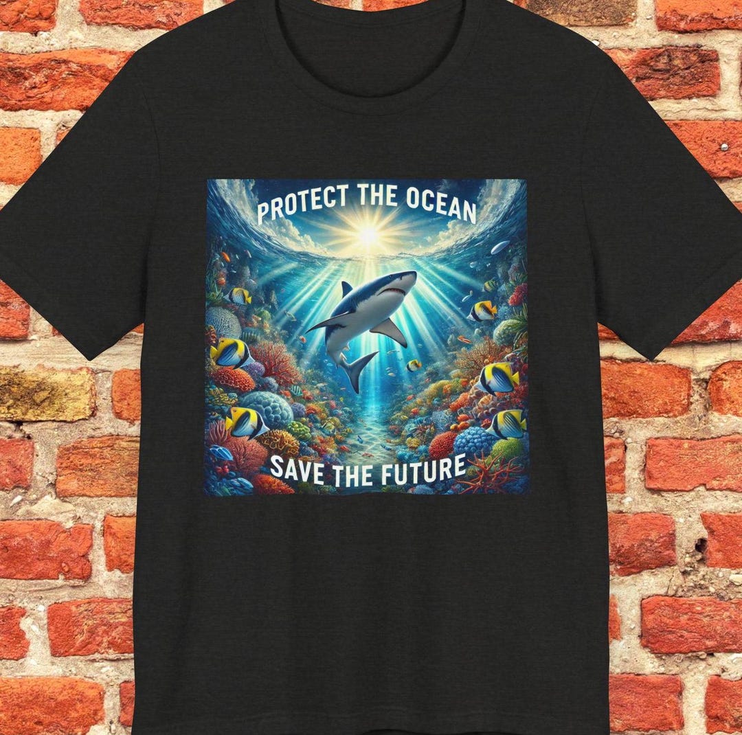 Ocean T-shirt,sea Shirt,nautical Apparel,protect Ocean Tee,sea Life T ...