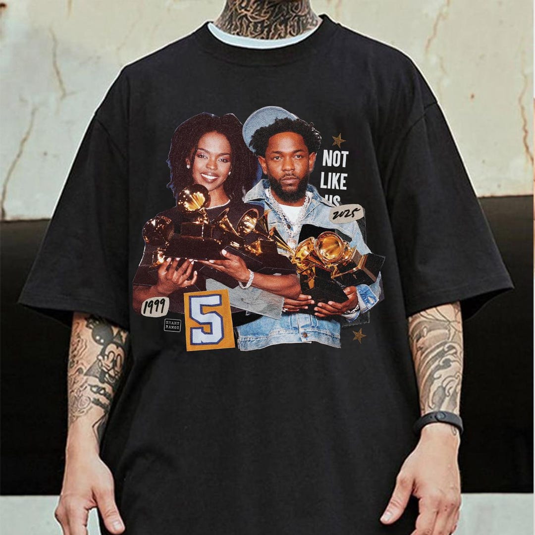 Kdot Grammys Not Like Us Shirt Vintage Trend 2025, Kendrick Lamar Fan ...