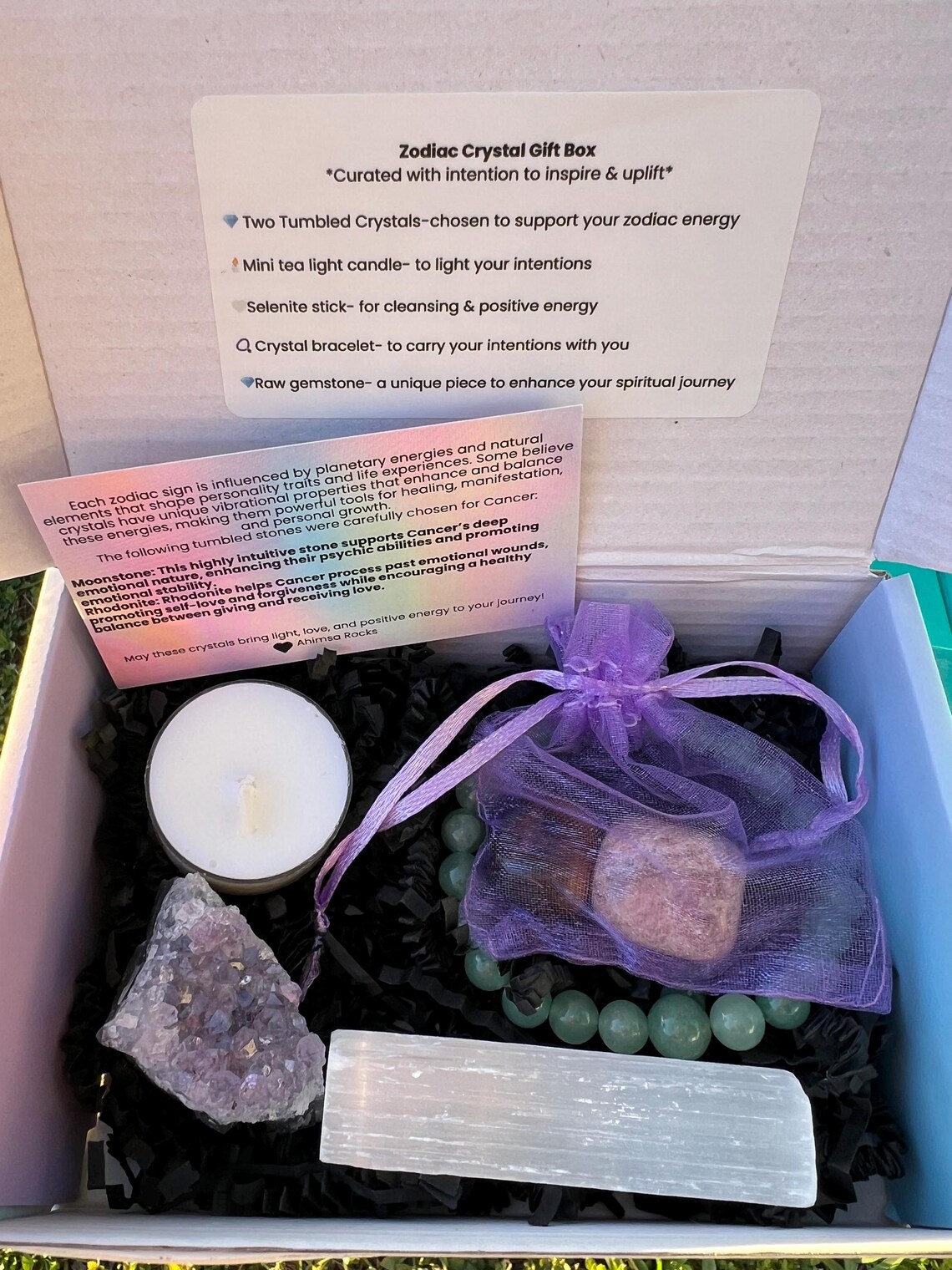 Zodiac Crystal Gift Box- Birthday Gift! - Etsy