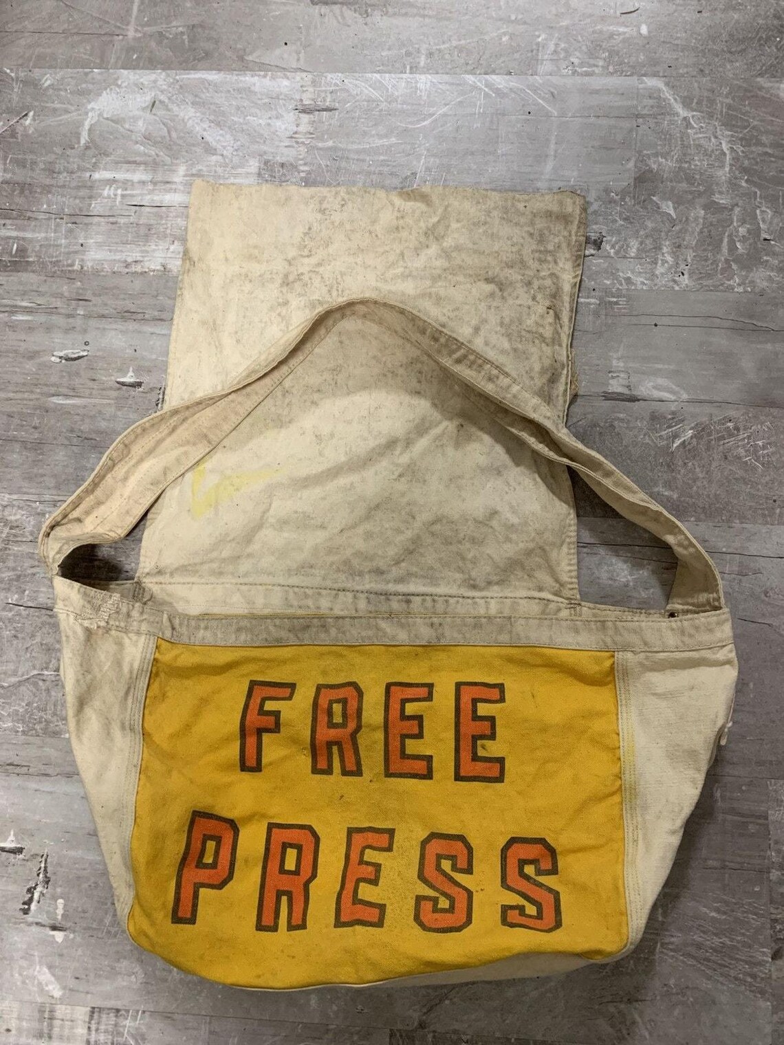 Vintage Free Press Newspaper Delivery Bag - Etsy