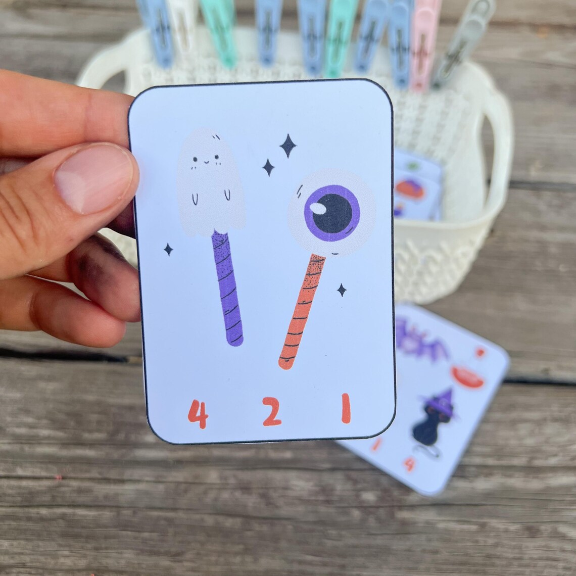 Montessori Halloween Counting Cards Printable | Preschool Printable ...