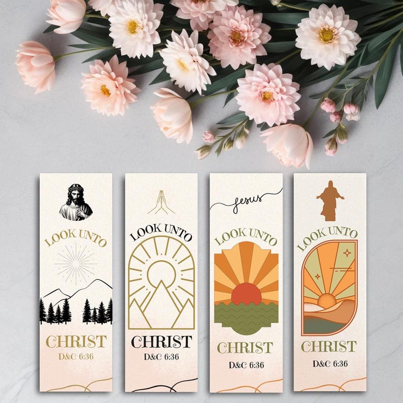 Look Unto Christ Bookmark – 2025 LDS Youth Theme (PDF) - Etsy