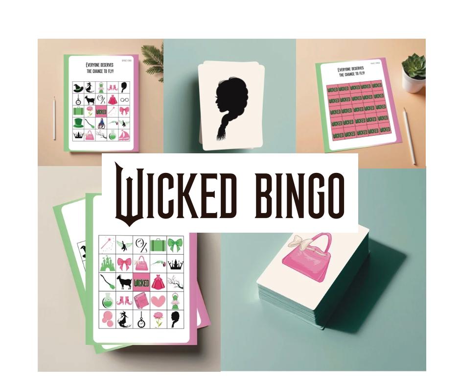 Wicked Bingo for Kids Printable Game • Wizard of Oz Birthday Party ...